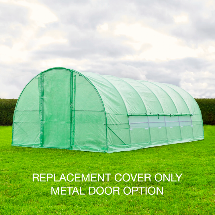 6m Replacement Polytunnel cover - Metal Door – Feel Good UK